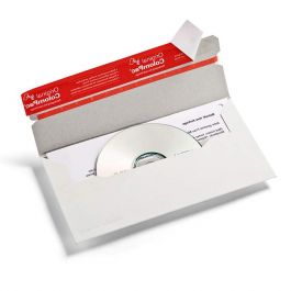 Weiße Versandtasche CD-Brief, 220 x 121 mm online kaufen.